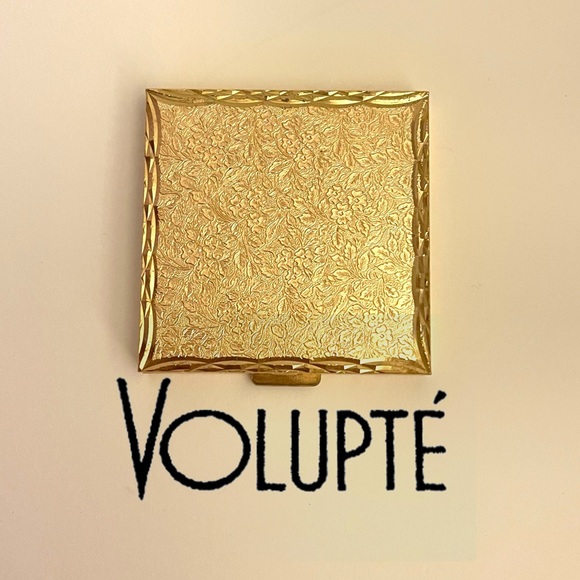 Volupte | Makeup | Vintage Volupte Goldtone Loose Powder Compact | Poshmark